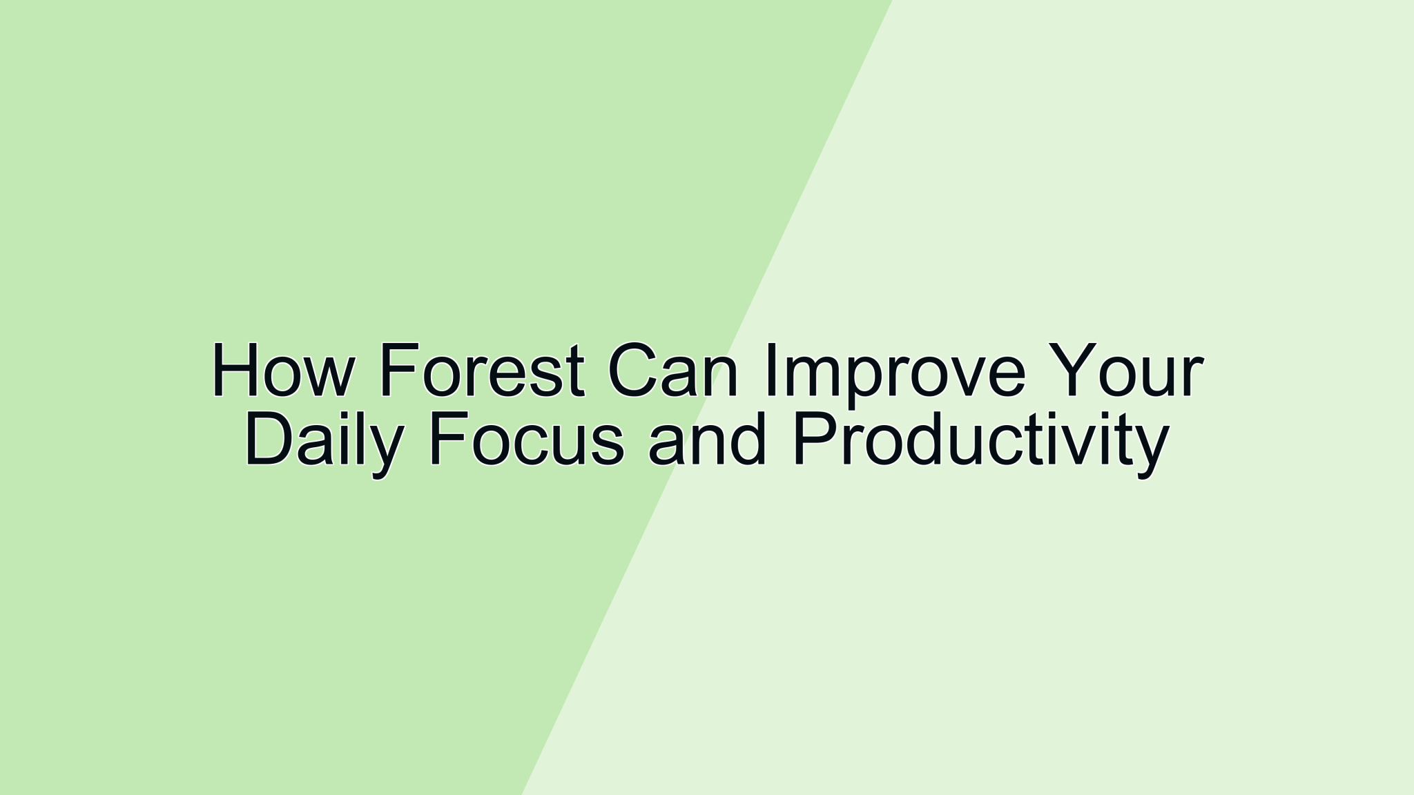 How to Set Up Focus Sessions with Forest – NotionKick